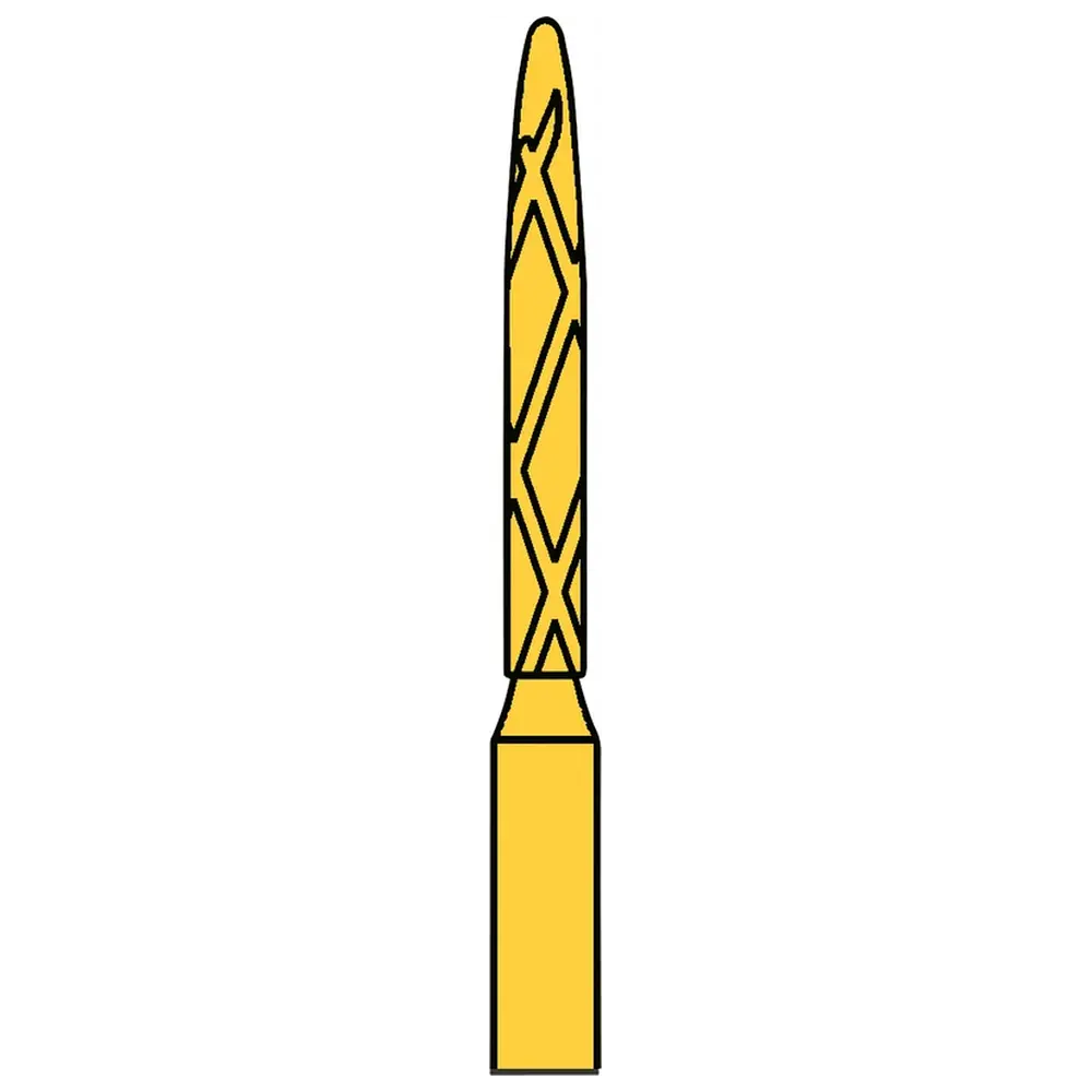 Busch Cool Diamanten CD61 - Packung 2 Stück rot fein, FG, 10 mm, Flamme ...