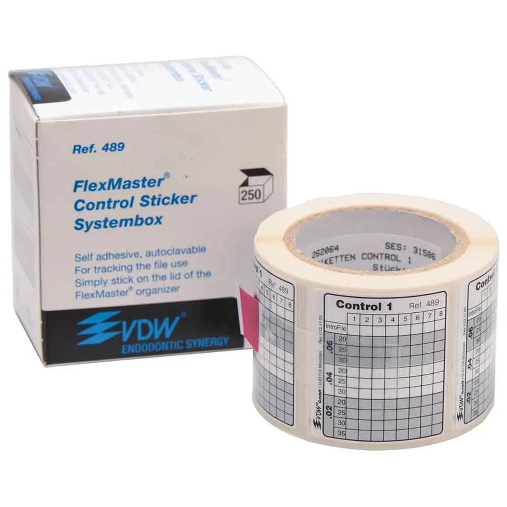 VDW FlexMaster® Control Sticker Systembox - Rolle 250 Stück | 51408