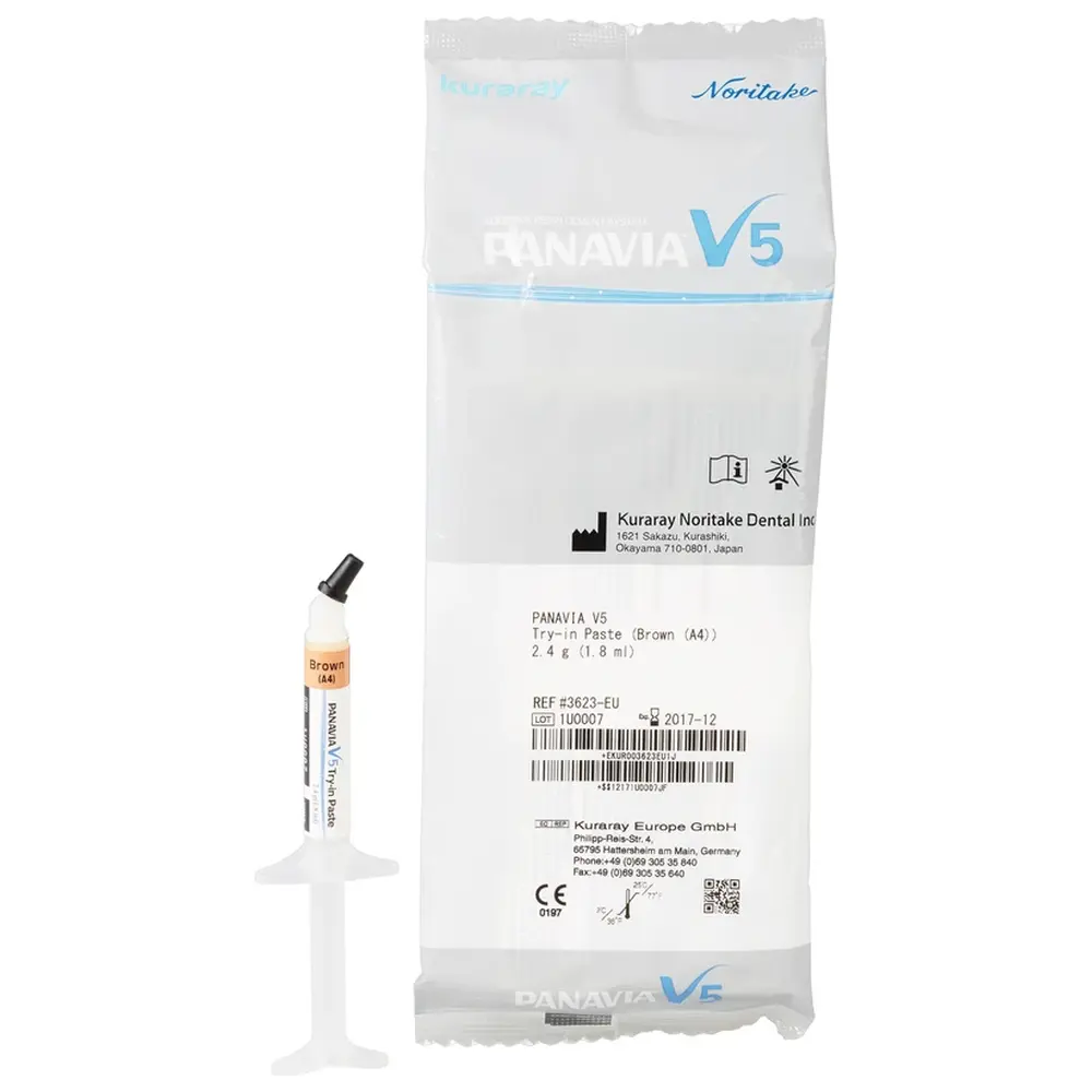 Kuraray Noritake PANAVIA™ V5 - Spritze 1,8 ml Try-in Paste brown A4 ...